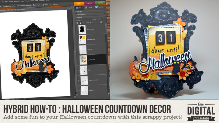 Hybrid How-To | Halloween Countdown Decor – The Digital Press