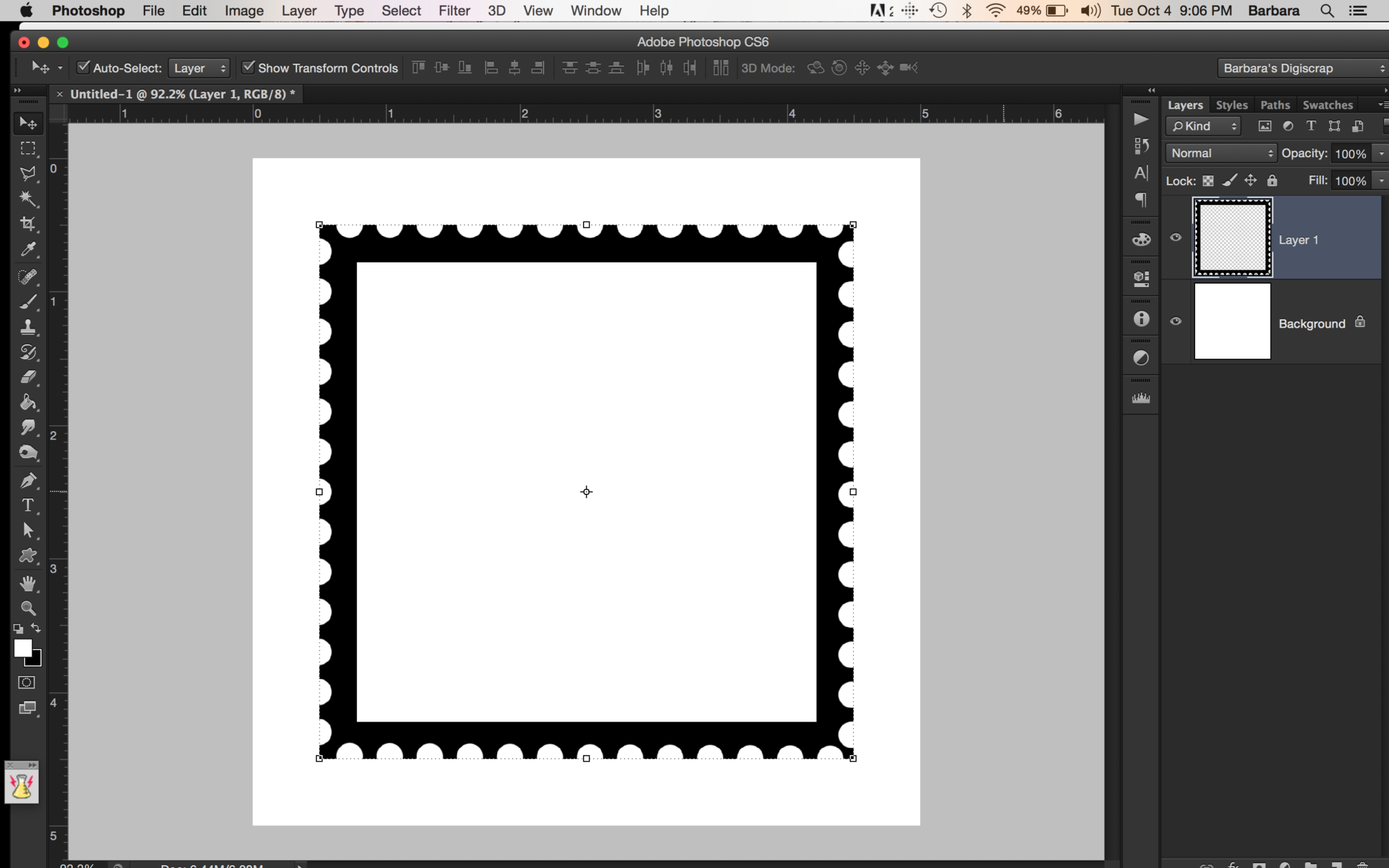 Tutorial Tuesday | Create Your Own Postage Stamp Frame – The Digital Press