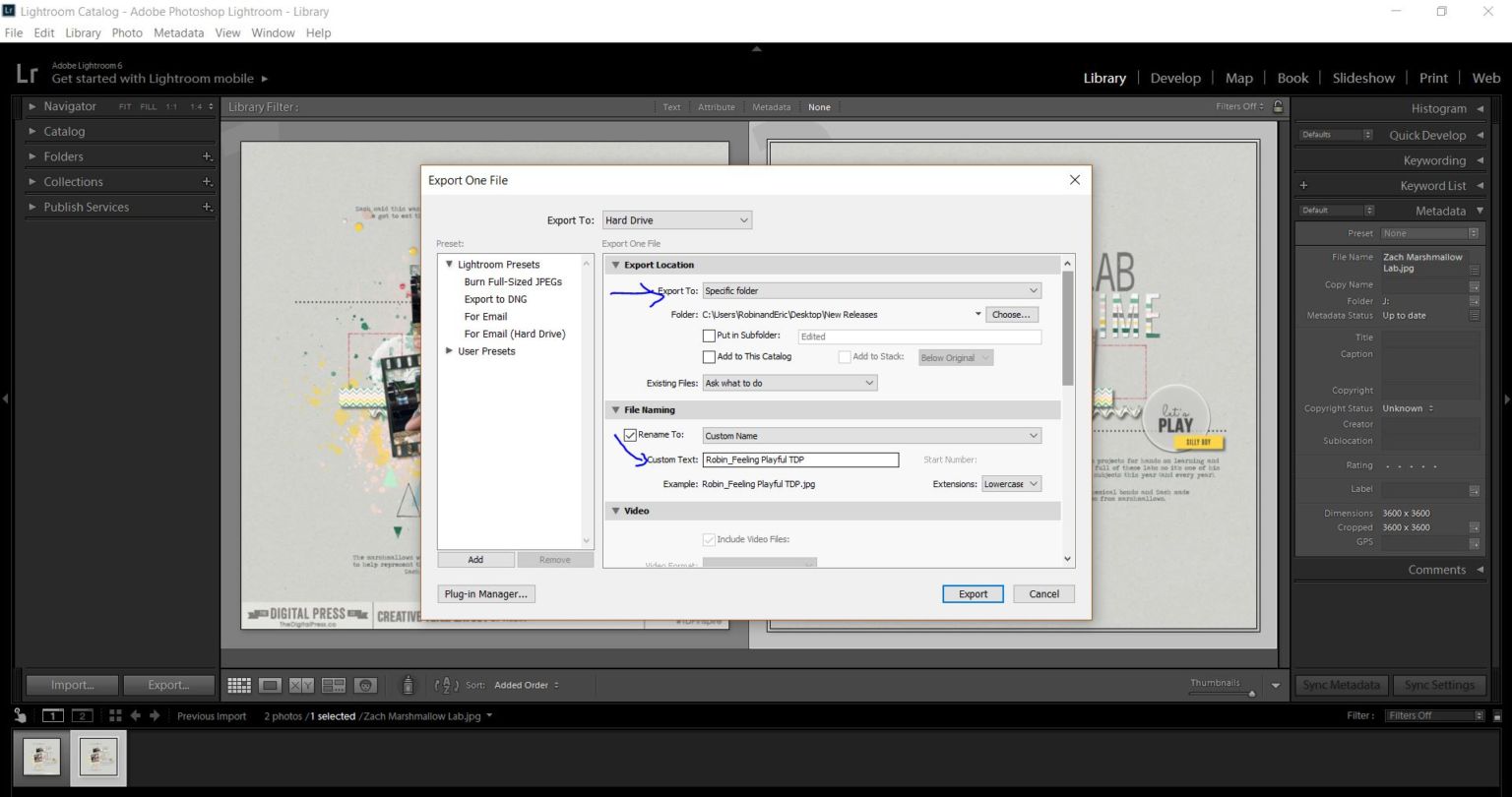 Tutorial Tuesday | Creating Export Presets in Lightroom – The Digital Press