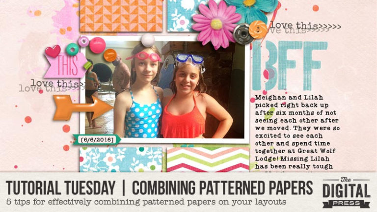 Tutorial Tuesday | Combining Patterned Papers – The Digital Press