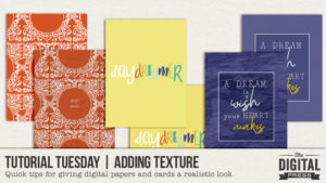 Tutorial Tuesday | Adding Texture – The Digital Press