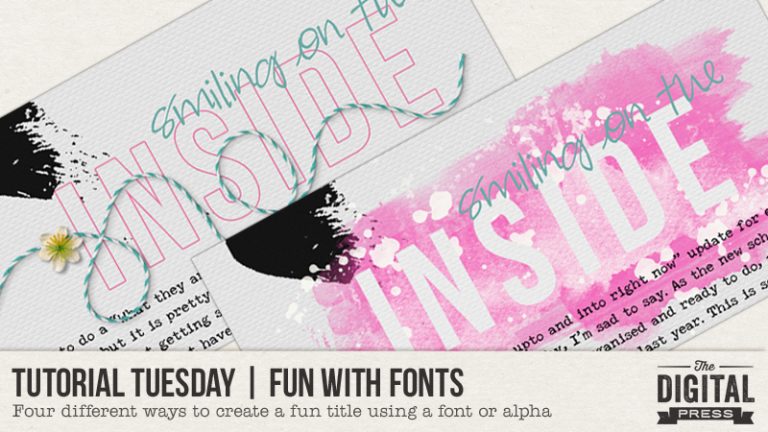 Tutorial Tuesday | Fun With Fonts – The Digital Press