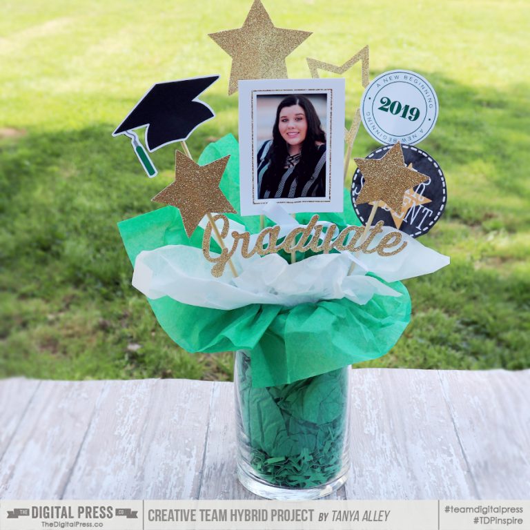 Hybrid How-To | Graduation Centerpiece – The Digital Press